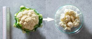 Cauliflower to Cups Conversion